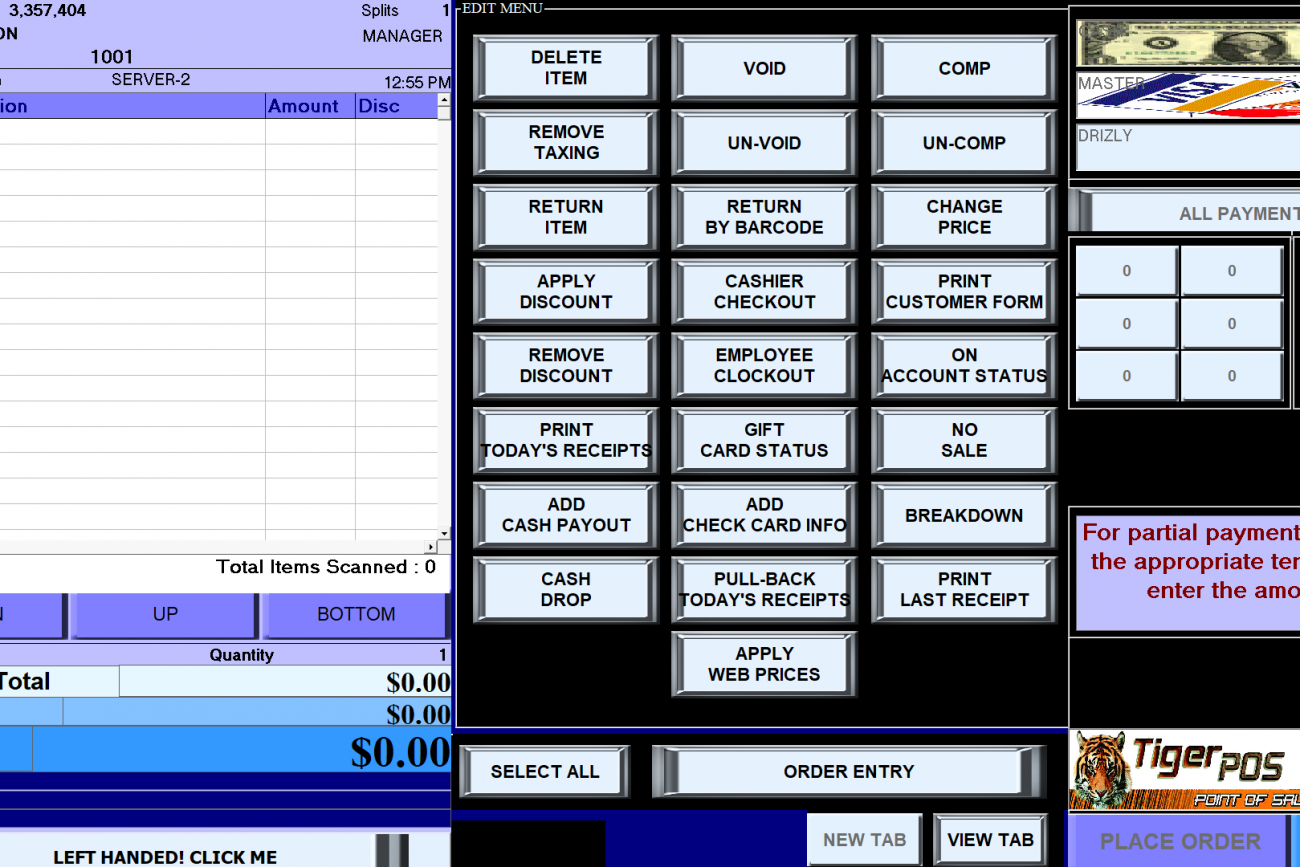 Liquor Wine Point of Sale Merchant Services by TigerPOS